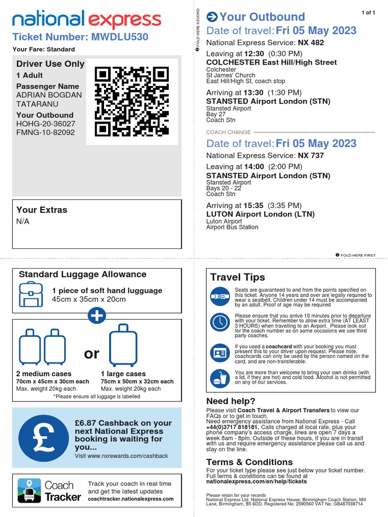 Travel Ticket | PDF