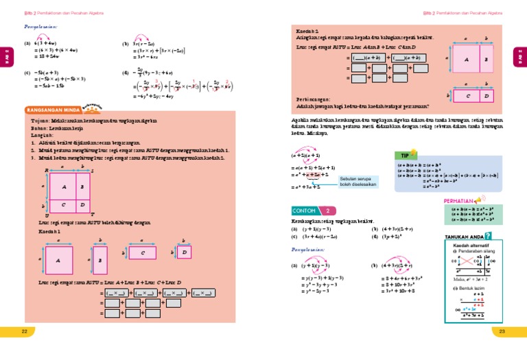 Bab 2 Pemfaktoran ms3 | PDF