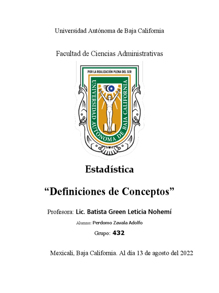Definiciones de Conceptos - UABC 2022 | PDF