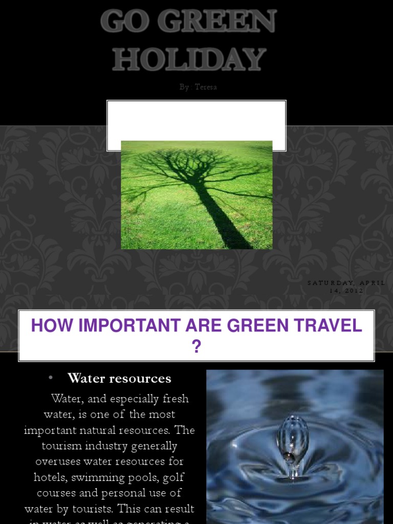 Go Green Travel: Sustainable Holidays | PDF