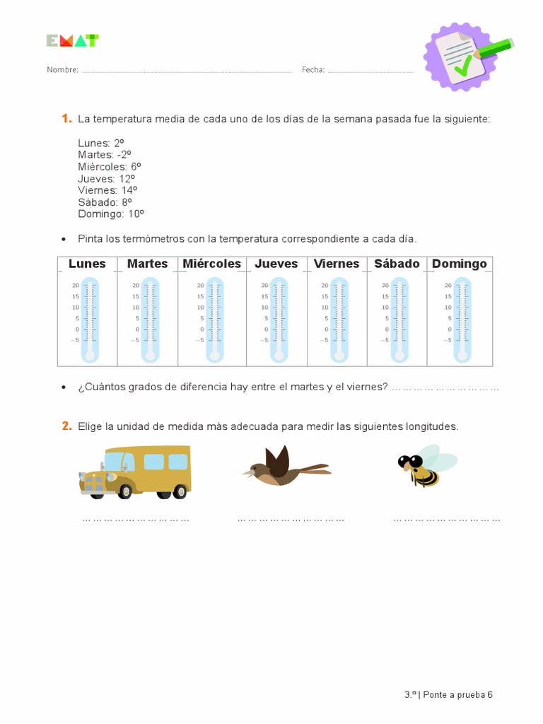 Ponte A Prueba 6 U3 EMAT 3 | PDF