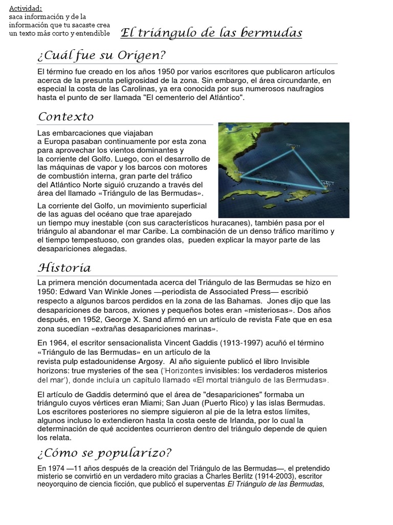 El Triángulo de Las Bermudas Comunicación | PDF