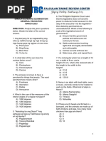 Let Table of Specification 2023-2024 | PDF | Mathematics | Science
