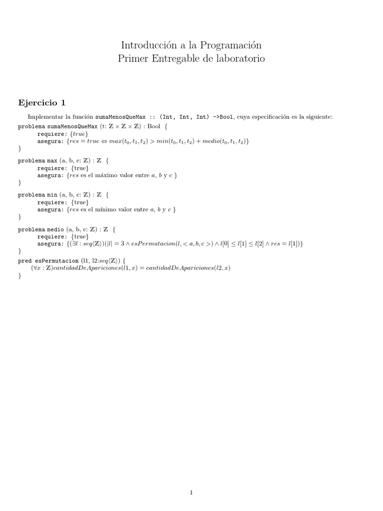 Ej1-SumaMenosQueMax (Es) | PDF