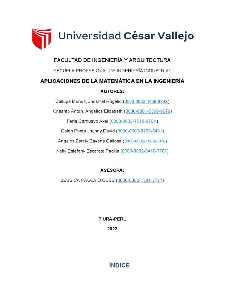 Informe Final de Matematica III | PDF