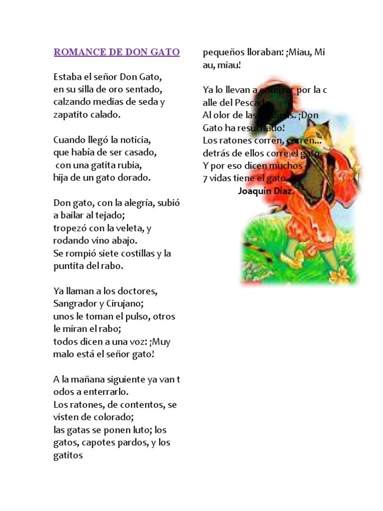 Romance de Don Gato | PDF