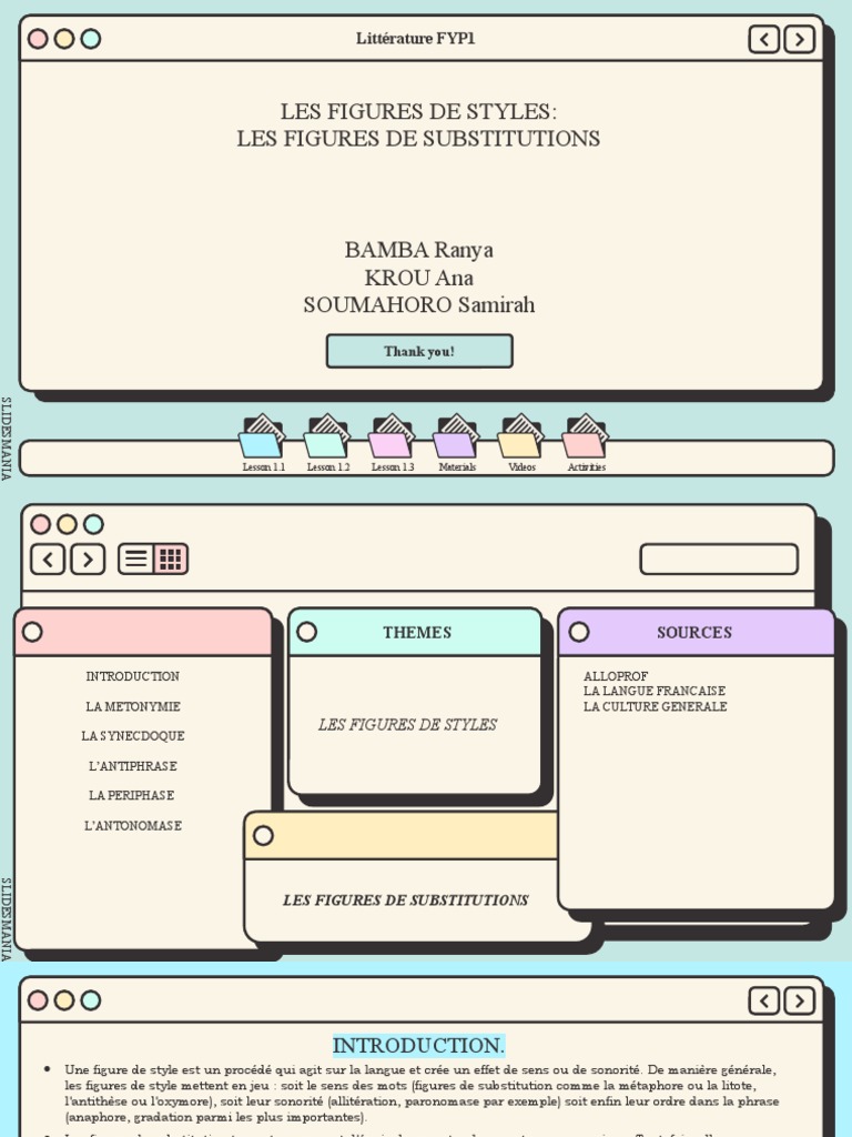 Figures de Substitution | PDF