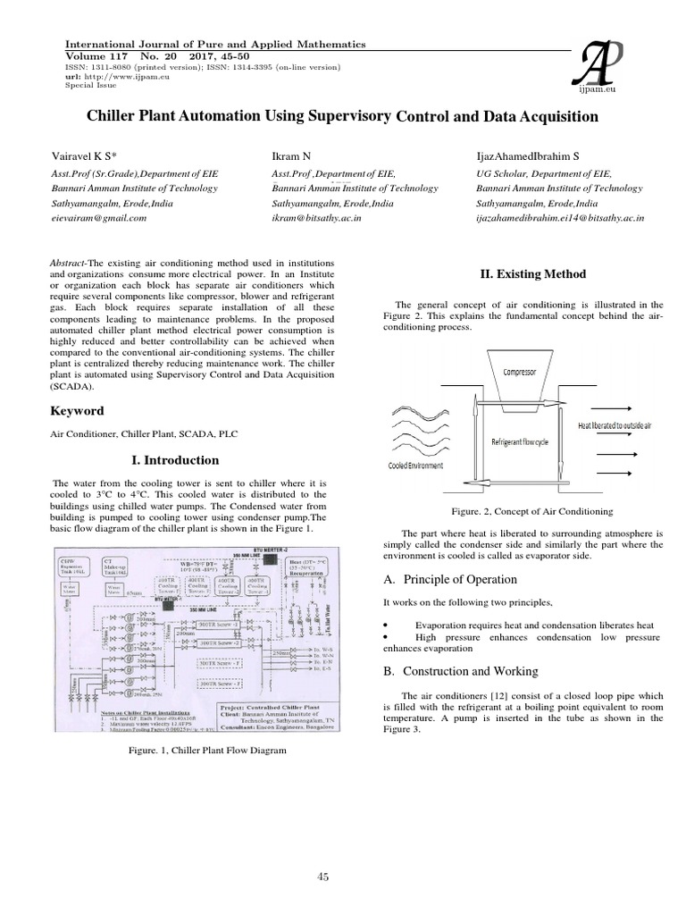 Chiller Plant Automation Using Supervisory Control and Data Acquisition | PDF | Programmable ...