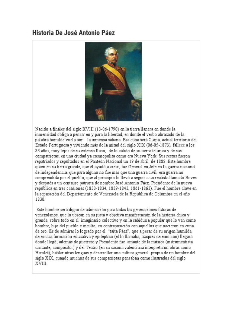 páez | PDF | Venezuela