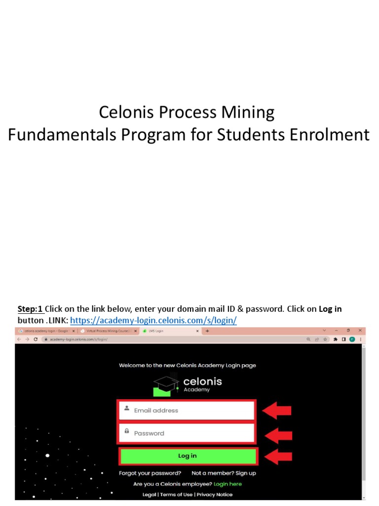 2. Celonis Process Mining Fundamentals Course enrolement | PDF
