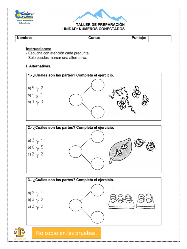 Taller Números Conectados | PDF