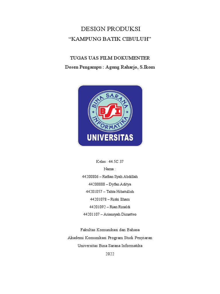 Design Produksi (1) (1) (1) New | PDF