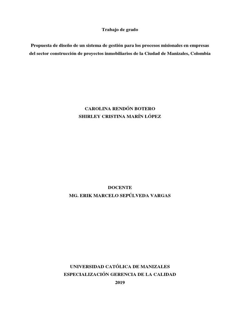 Carolina Rendón Botero | PDF