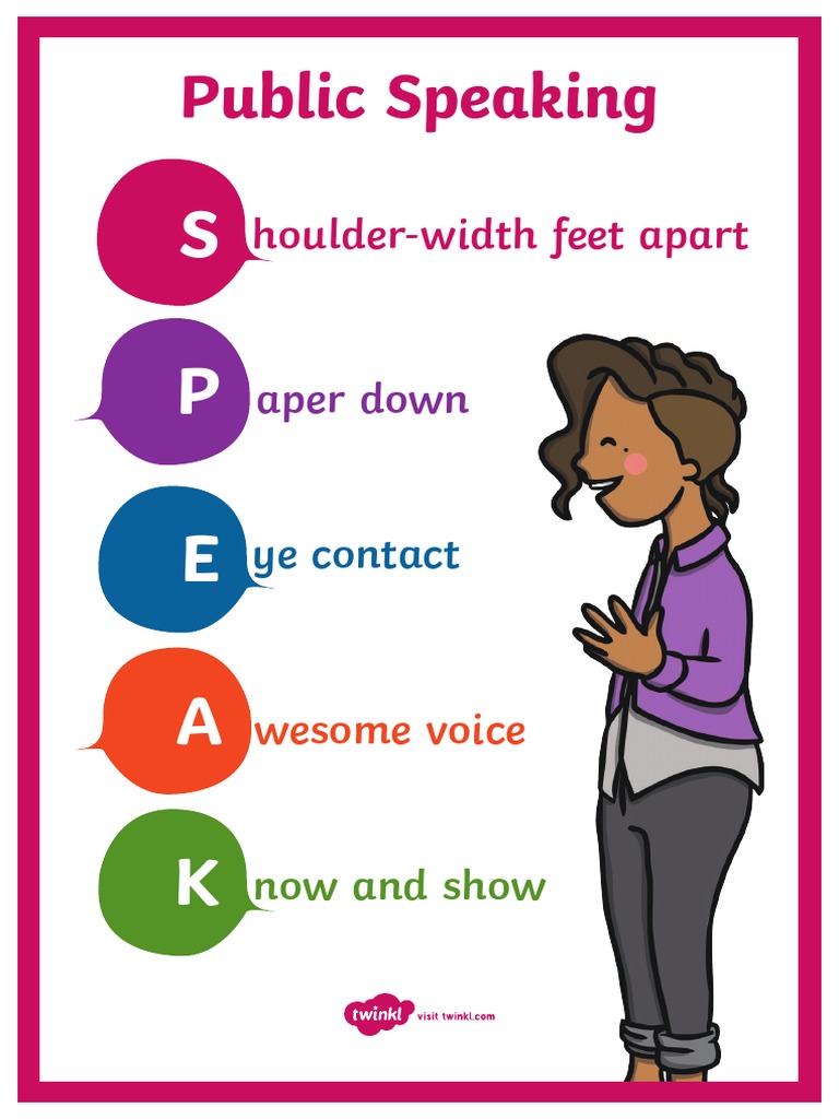 Au L 53238 Public Speaking Display Posters Ver 1 | PDF