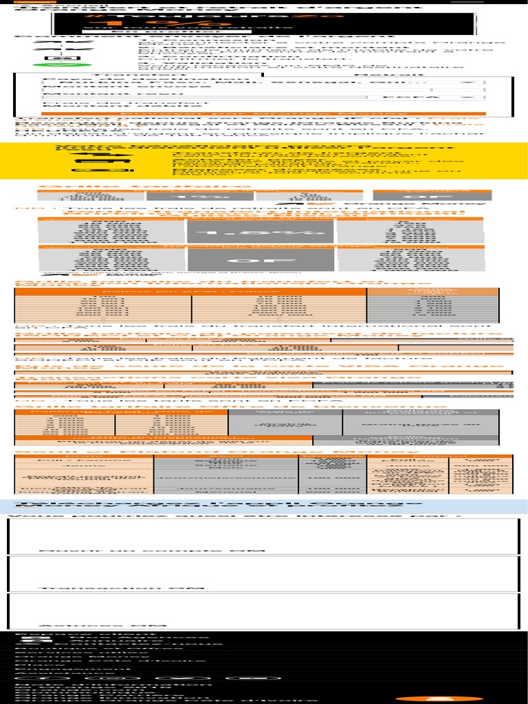 Tarifs Orange Money Orange Côte d’Ivoire | PDF