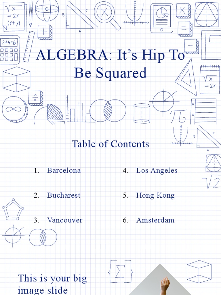 Doodle Math For High School Presentation Blue Variant | PDF | Mathematics