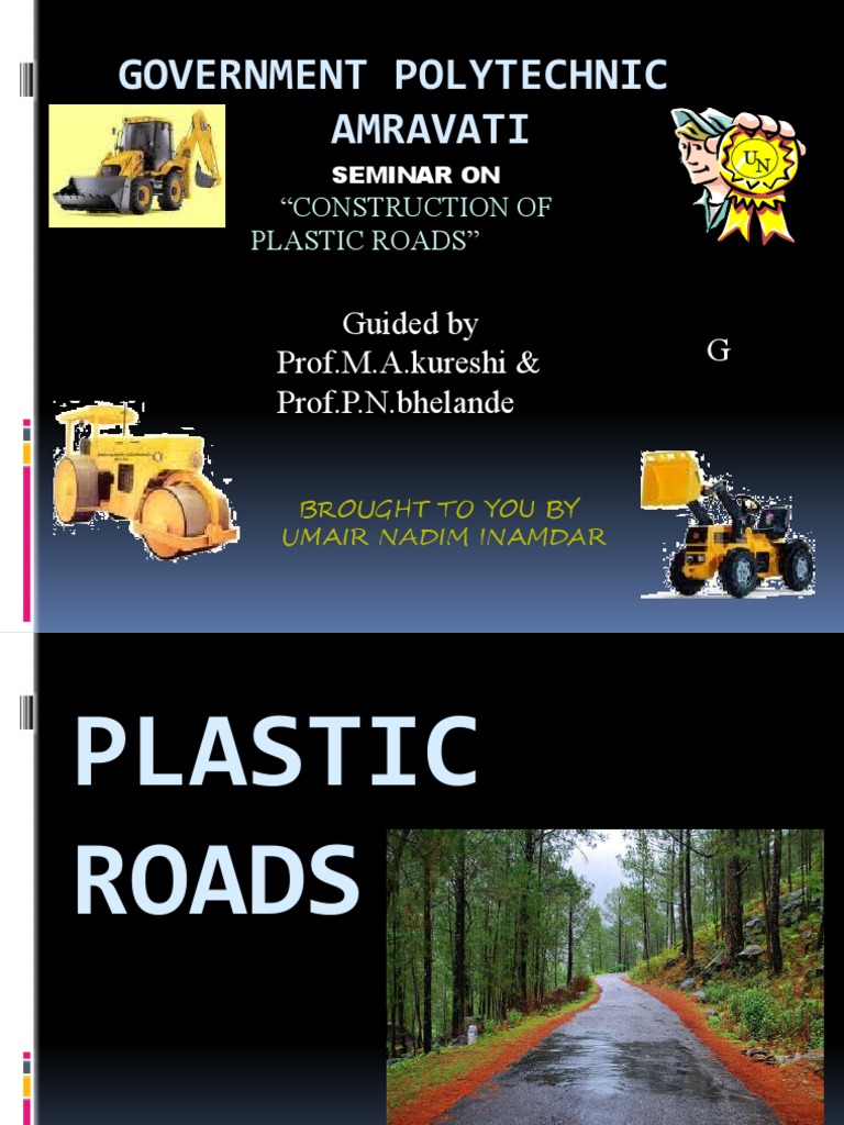 Construction of Plastic Roads | PDF