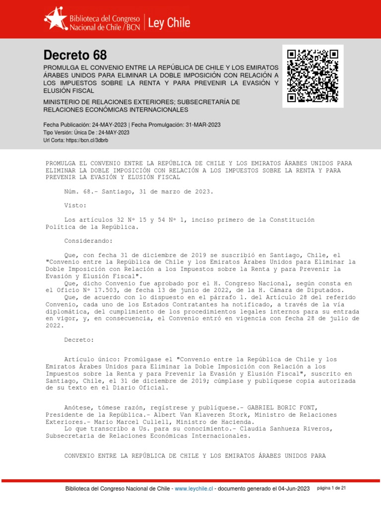 Decreto 68 - 24 MAY 2023 | PDF