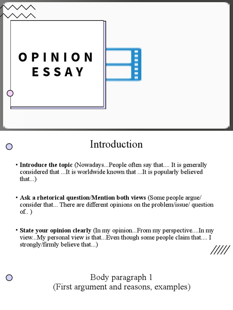 Opinion Essay | PDF