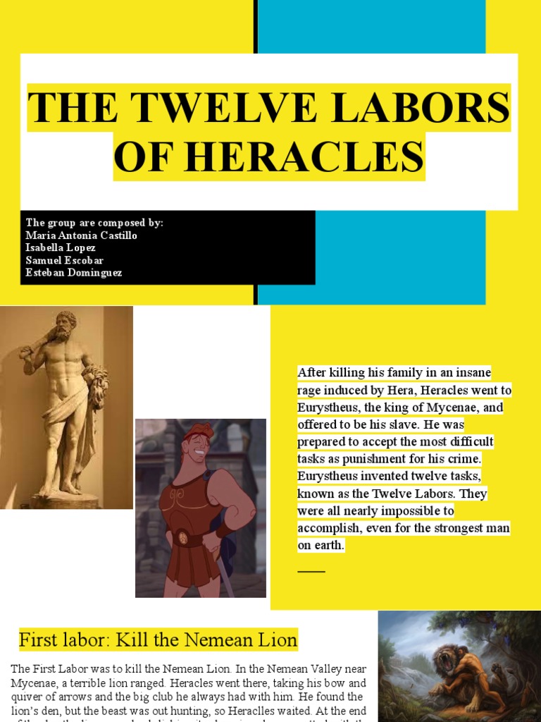 The Twelve Labors of Heracles 2 | Download Free PDF | Ancient Greek ...