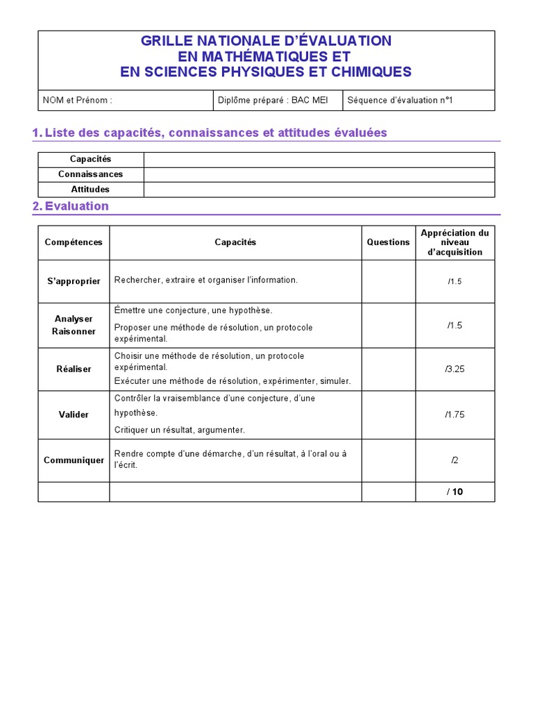 CCF 1 Mathématiques 2018 TMEI | PDF