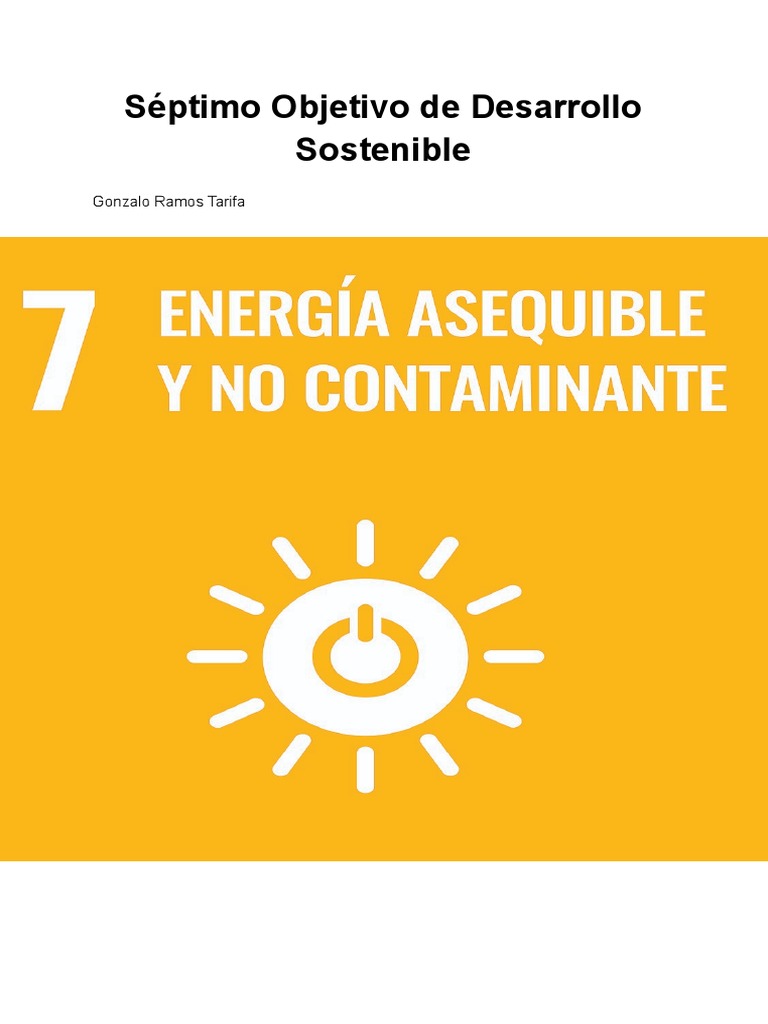 ODS Gonzalo Ramos Tarifa 2 | PDF