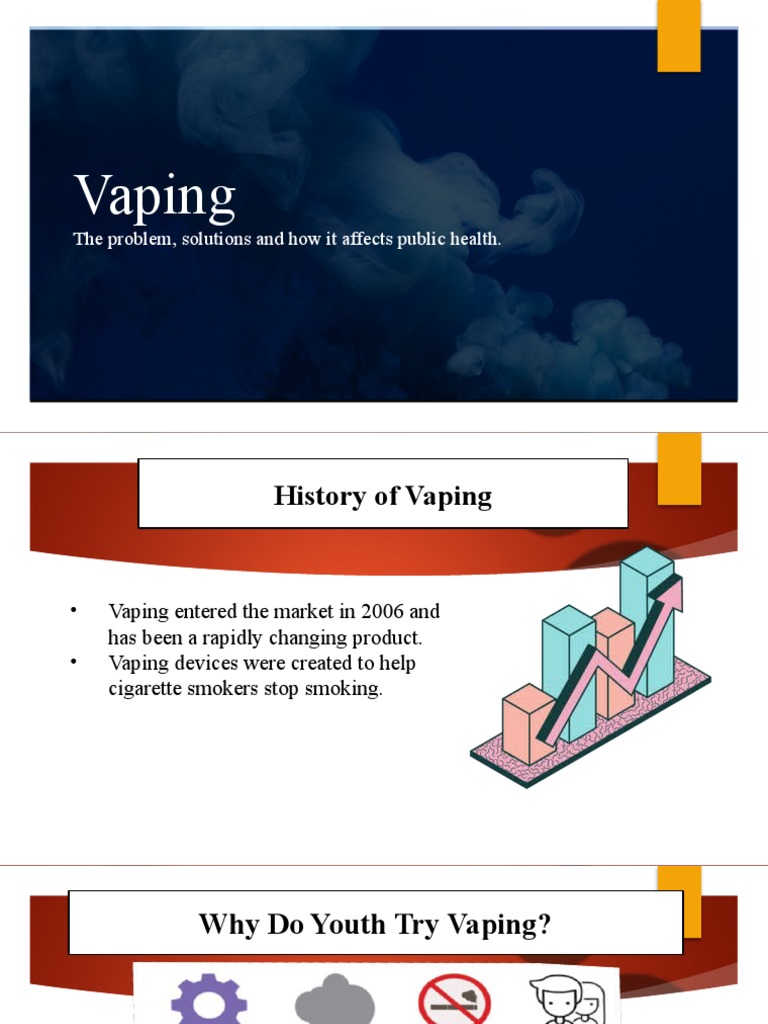 Vaping Presentation | PDF | Electronic Cigarette | Cigarette