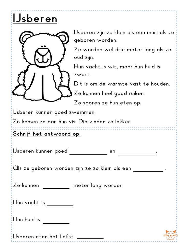 Noordpooldieren Invuloefening | PDF