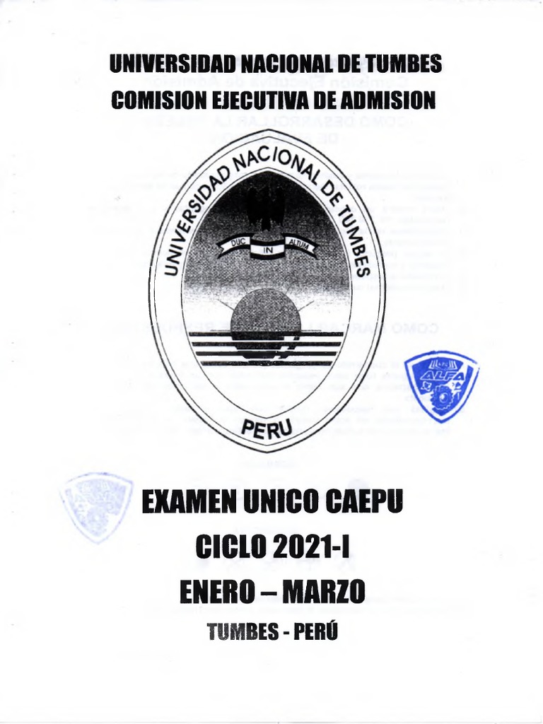Examen Caepu Claves 31-03-21 | PDF Examen Caepu Claves 31-03-21 | PDF