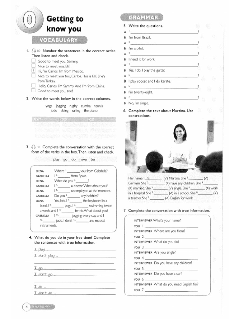 Grammar Practice Unit 1 | PDF