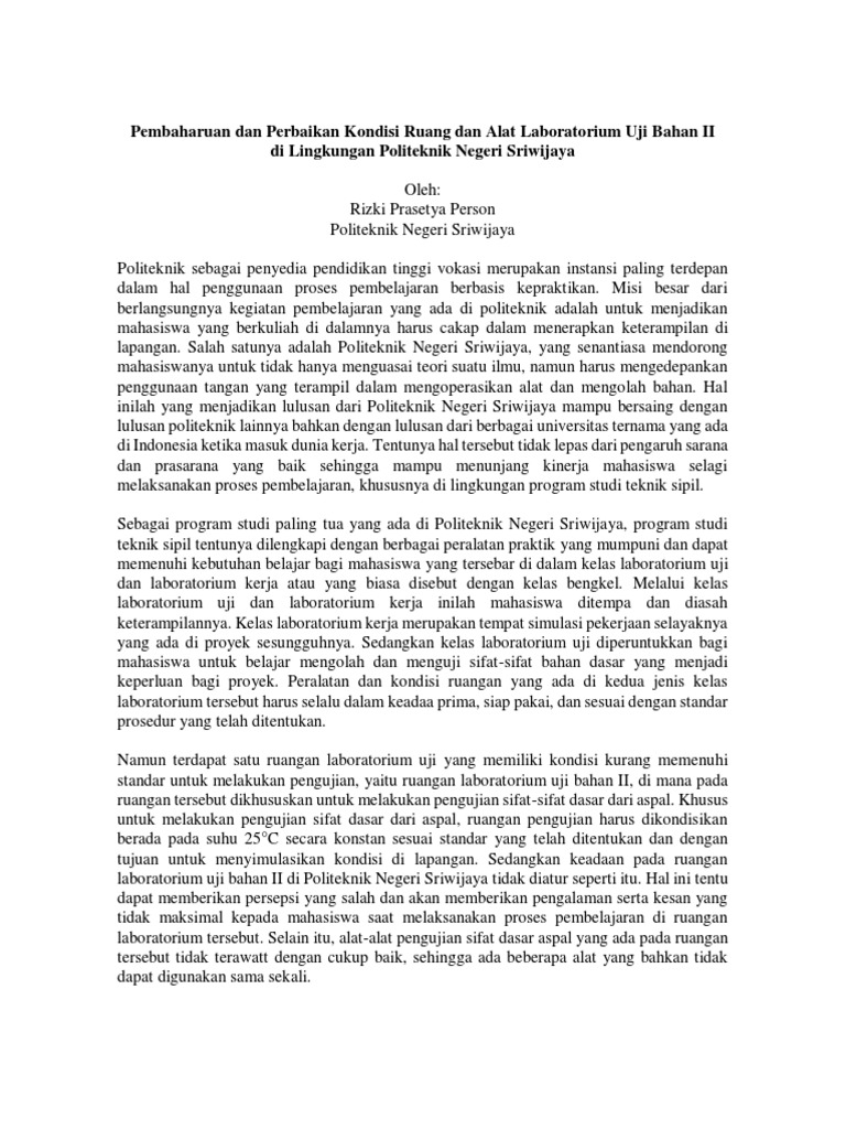 Tugas Essay Analisis Isu Instansi (1) | PDF