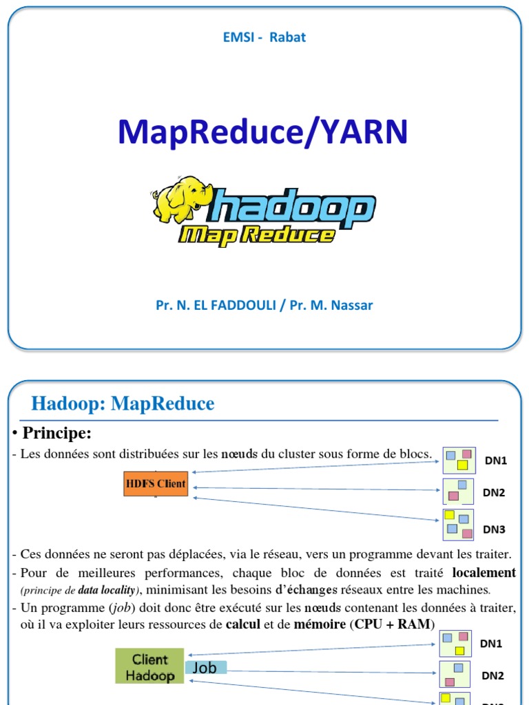 MapReduce EMSI 2022-2023 | PDF