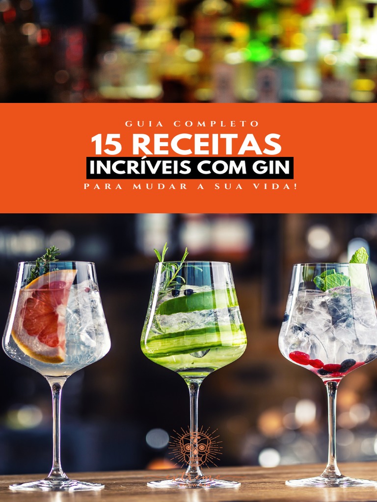 15 Melhores Drinks Com Gin | Download grátis PDF | Chá | Coquetéis