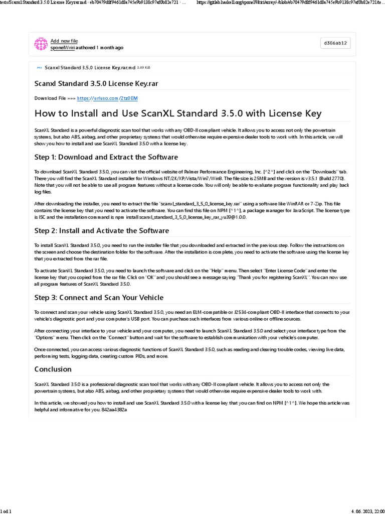How To Install and Use Scanxl Standard 3.5.0 With License Key | PDF