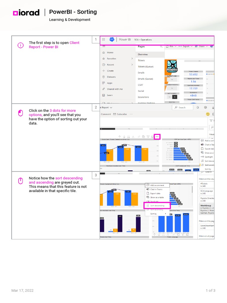 PowerBI - Sorting | PDF PowerBI - Sorting | PDF