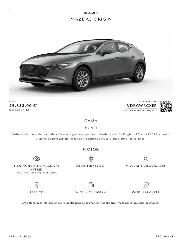 Mazda Car Configurator | PDF | Crédito | Finanzas y administración del ...