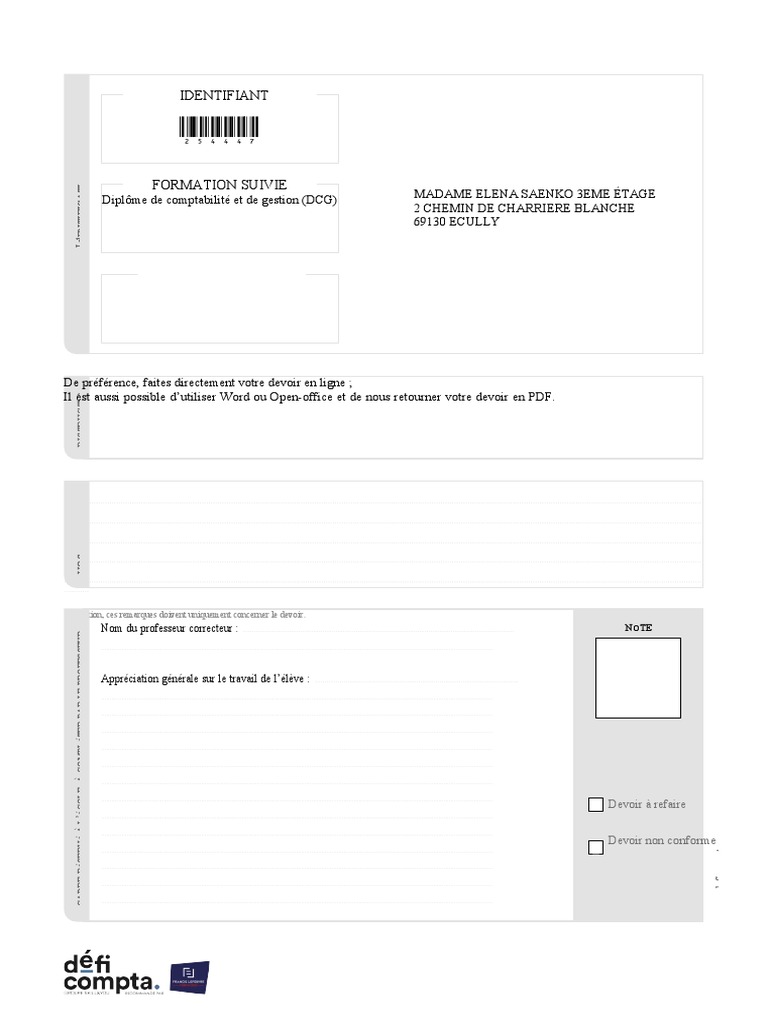 Devoir1 ConstructionCout | PDF