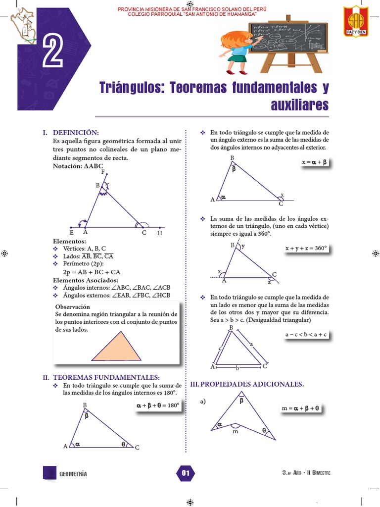 Geometría 3 1 Pdf Triángulo Geometría