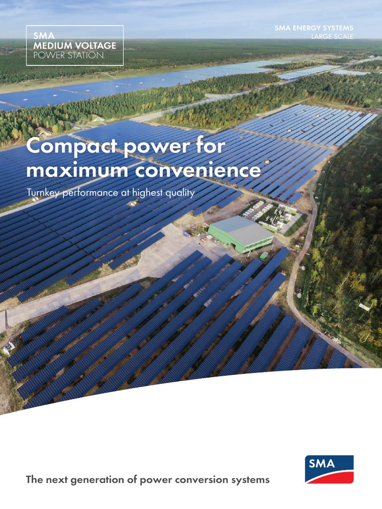 SMA Large Scale MVPS Brochure | PDF | Power Inverter | Transformer