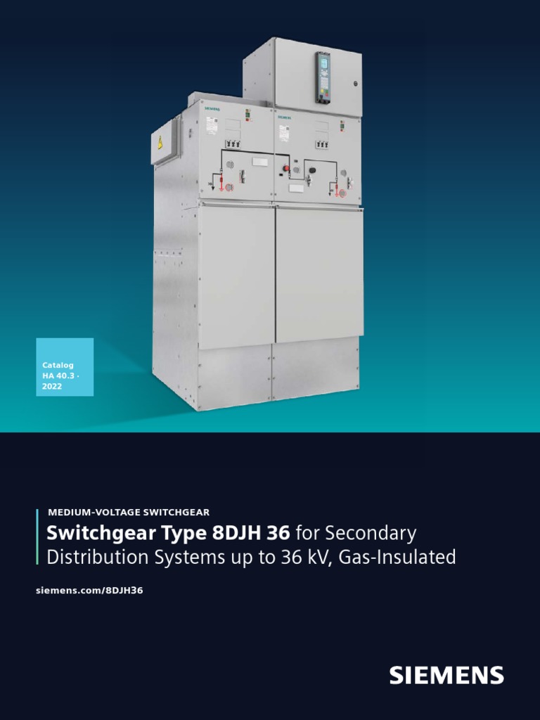 Siemens 8DJH 36 Medium-Voltage Switchgear | PDF