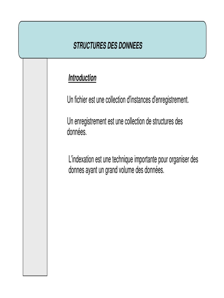Structure Des Donnees | PDF