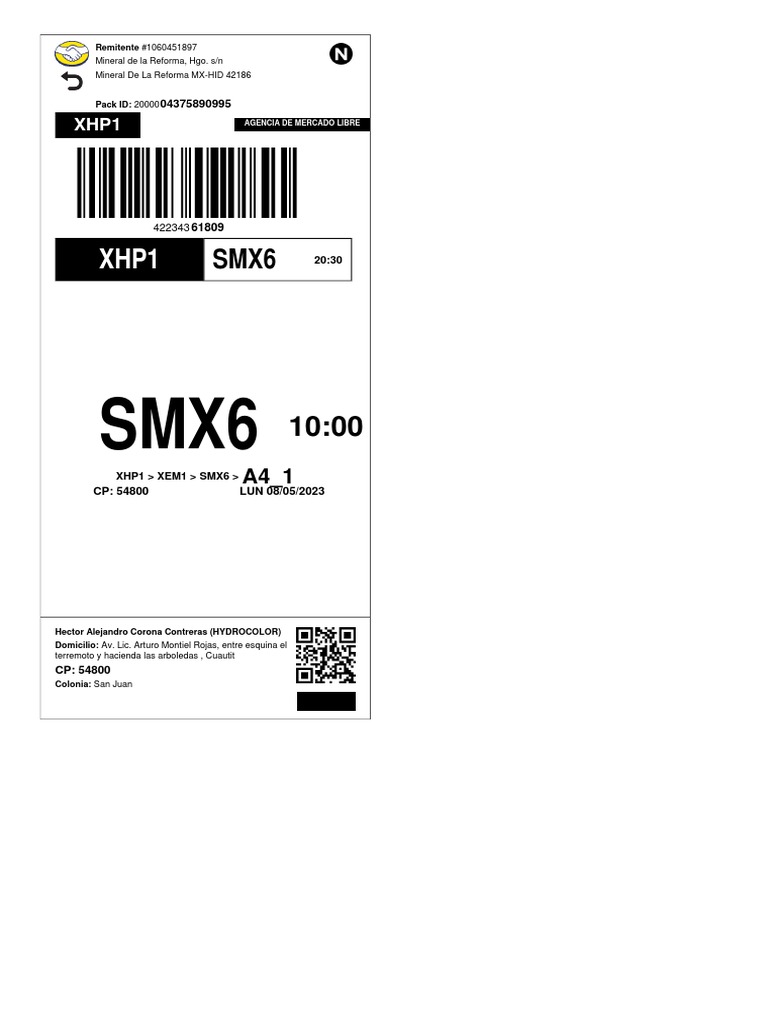 Shipment Labels 230509155455 | PDF