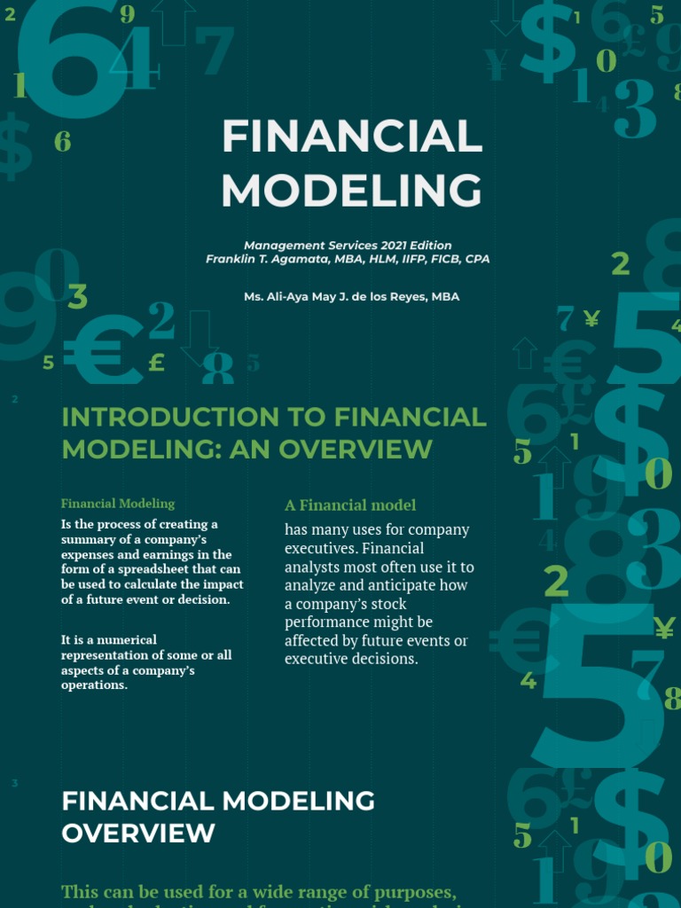 Introduction to Financial Modeling | PDF