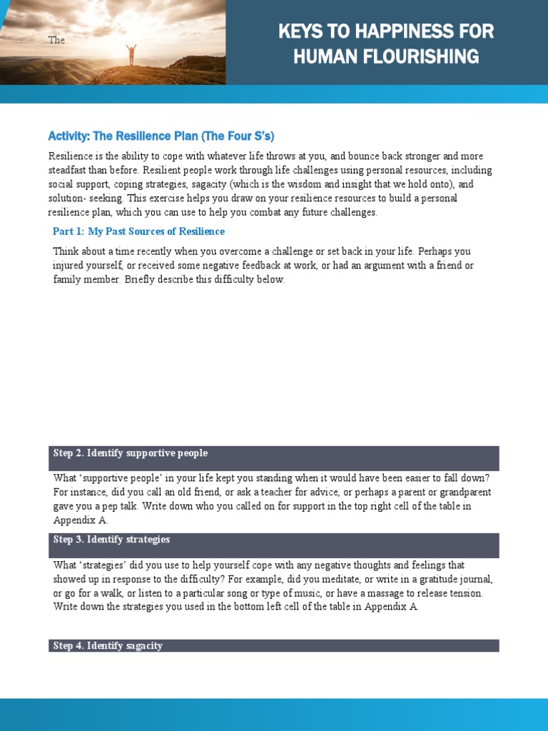 Resilience Format | PDF