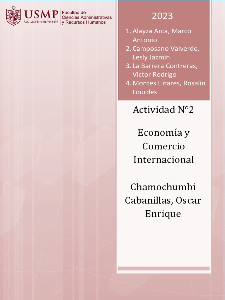 Actividad N°2 - G1 | PDF
