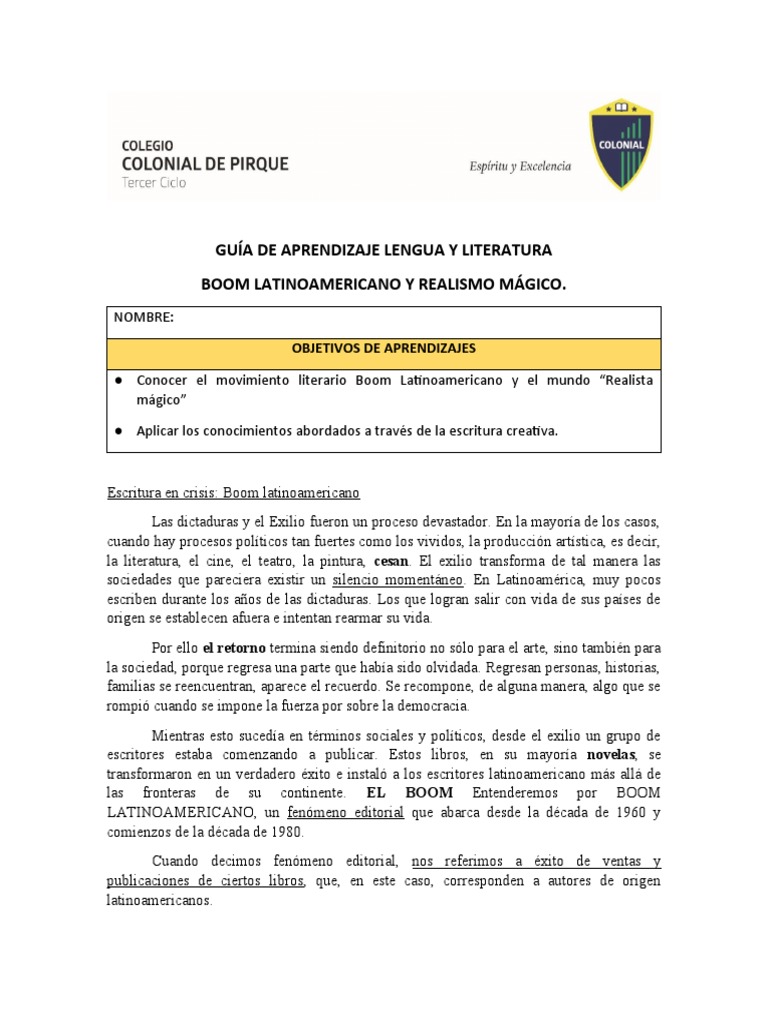 Boom Latinoamericano | PDF