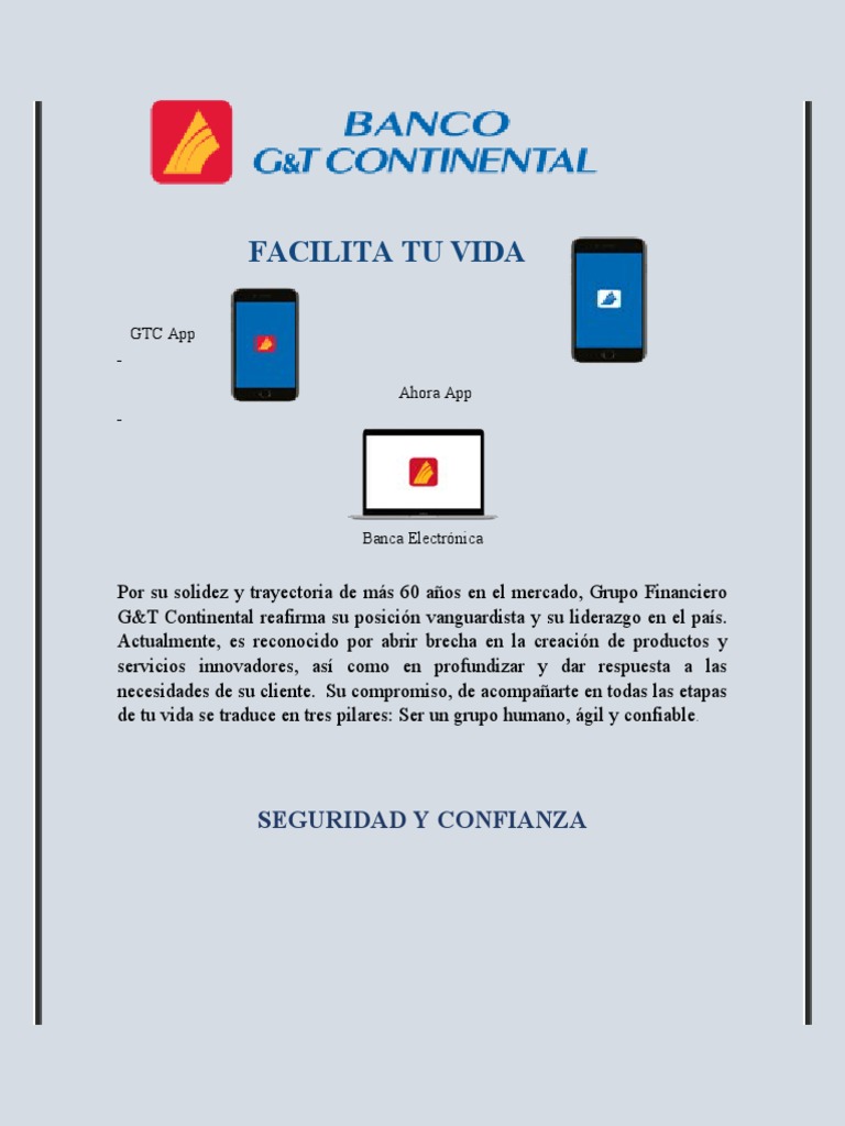 Banco G & T Continental | PDF