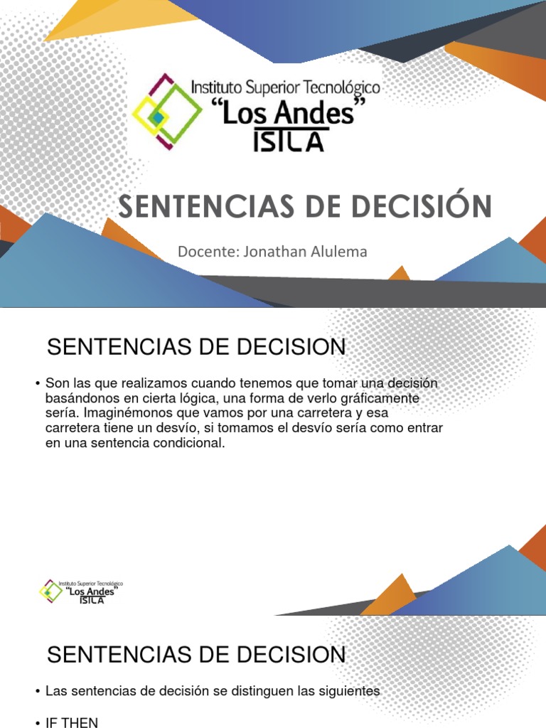 Sentencias de Decisión en Visual Basic | PDF