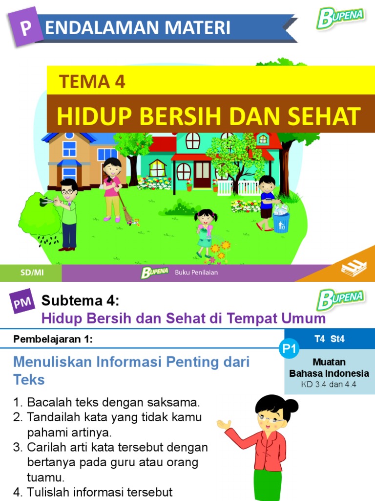 STD - PPT - Bupena 2B - Tema 4 - Subtema 4 | PDF