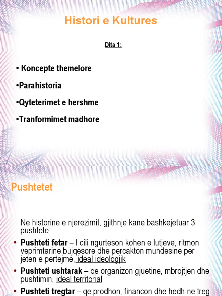 Histori e Kultures 1 | PDF